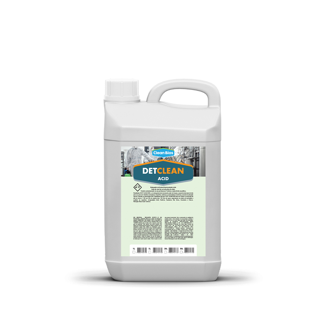 Det Clean Acid Clean Bios 5L - Clean Bios Tecnologia