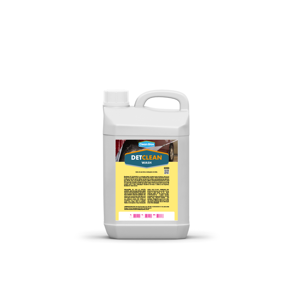 Det Clean Wash Clean Bios 5L - Clean Bios Tecnologia